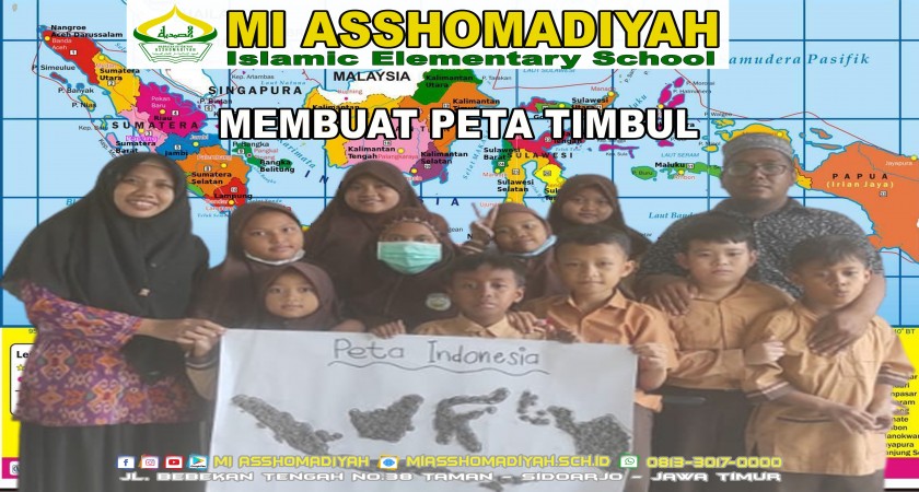 Membuat Peta Timbul INDONESIA | MADRASAH IBTIDAIYAH ASSHOMADIYAH